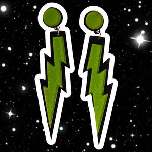 Jewelry | Comic Con Festival Lighting Bolt Earrings | Poshmark